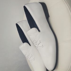 X Section | Shoes | Section X White Leather Skull Crossbone Mens Dress ...
